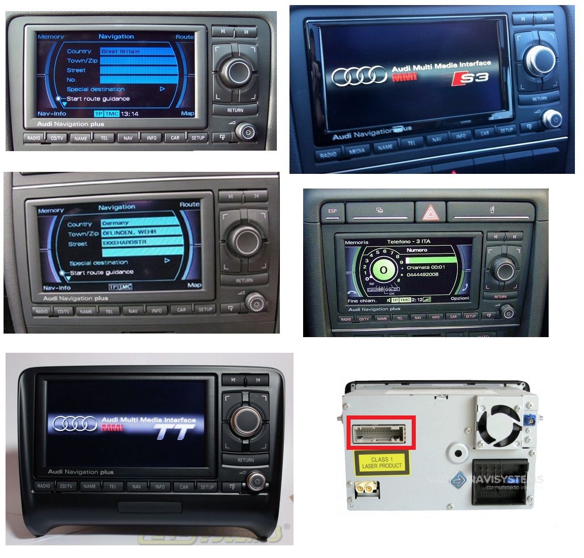 Cable Auxiliaire pour Autoradio GPS Audi RNS-E Navigation Plus ca_audirnse0000_10 33,89 € biscoshop